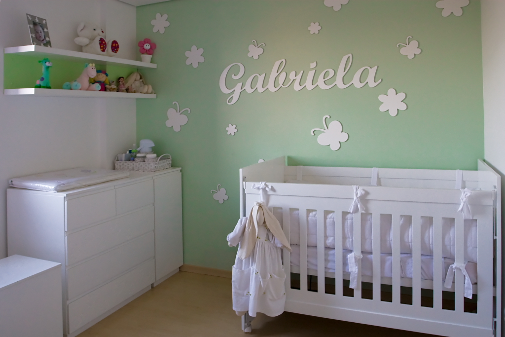 TAB Arquitetura: Projeto Residencial - Quarto de Bebê - Menina