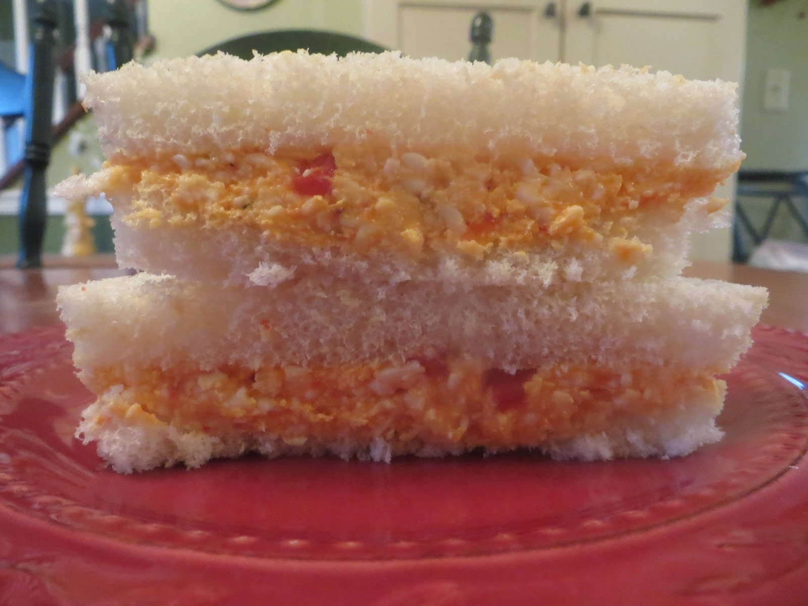 Lulu Cooks and Tells: Filipino Cheese Pimiento Sandwich