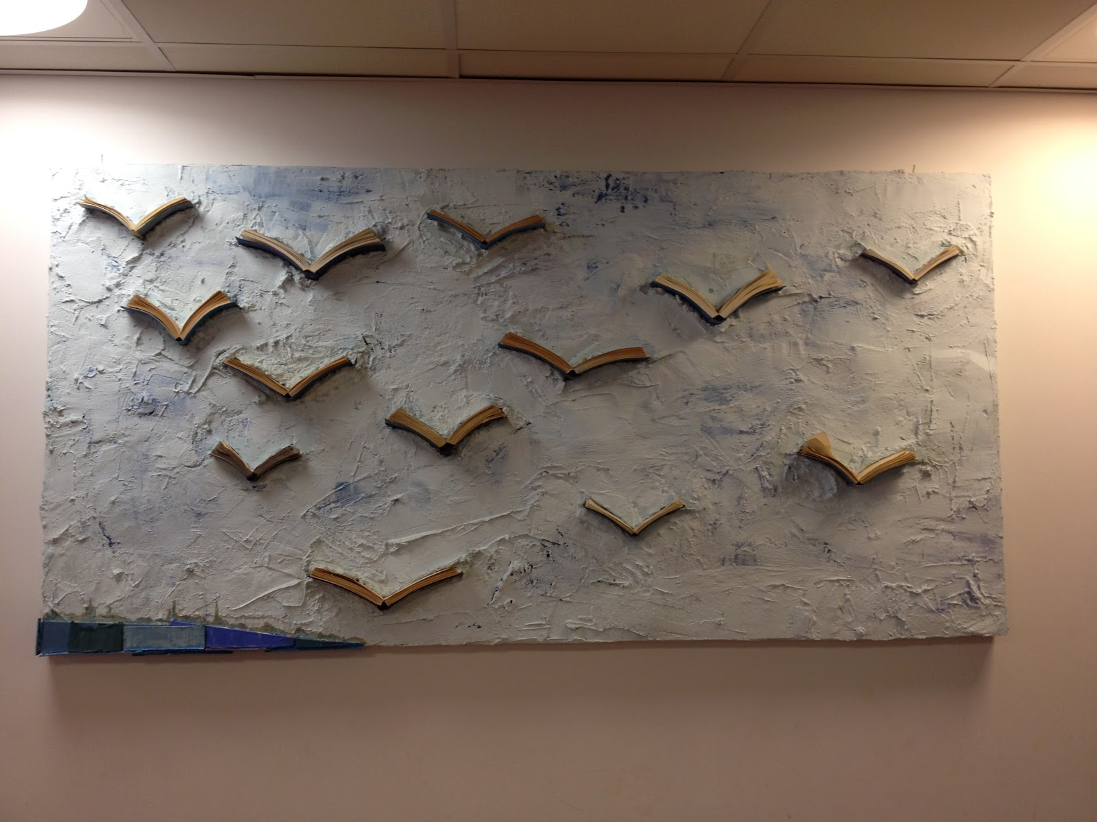 Art in Cambridge: Book art in the library