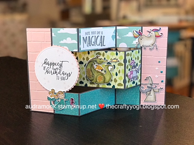the crafty yogi: Tri-Fold Shutter Card with the Magical Day Stamp Set ...