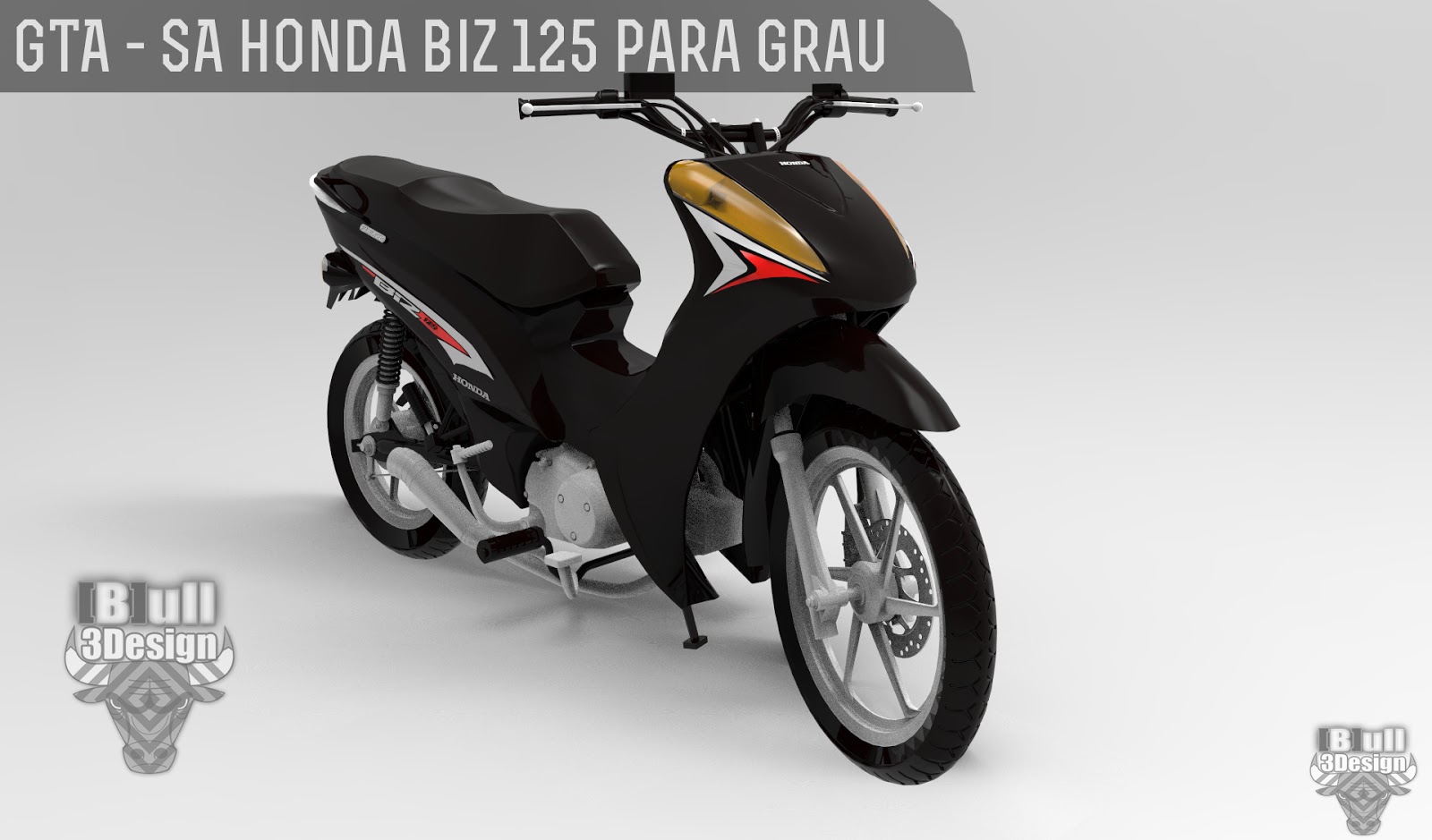 GTA SA - BIZ 125 DO GRAU Bull3D - BullCar3D