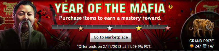 Year of the Mafia Sale 2/6 Mistyfied Mafia Wars mission event walk ...