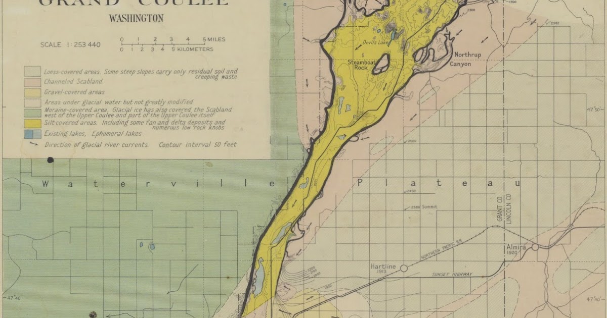 Big Bend Railroad History: Grand Coulee Flow Map