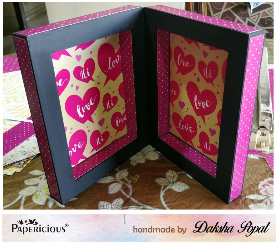 Shadow book box with mini according album