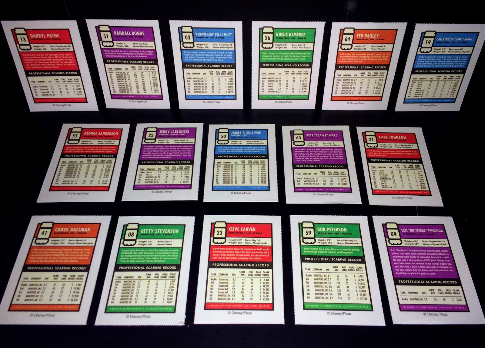 Dan the Pixar Fan: Monsters University: "Scaring All-Stars" Coloring ...