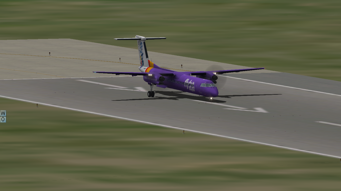 X-Plane: Flybe livery for FlyJSim Dash 8-Q400