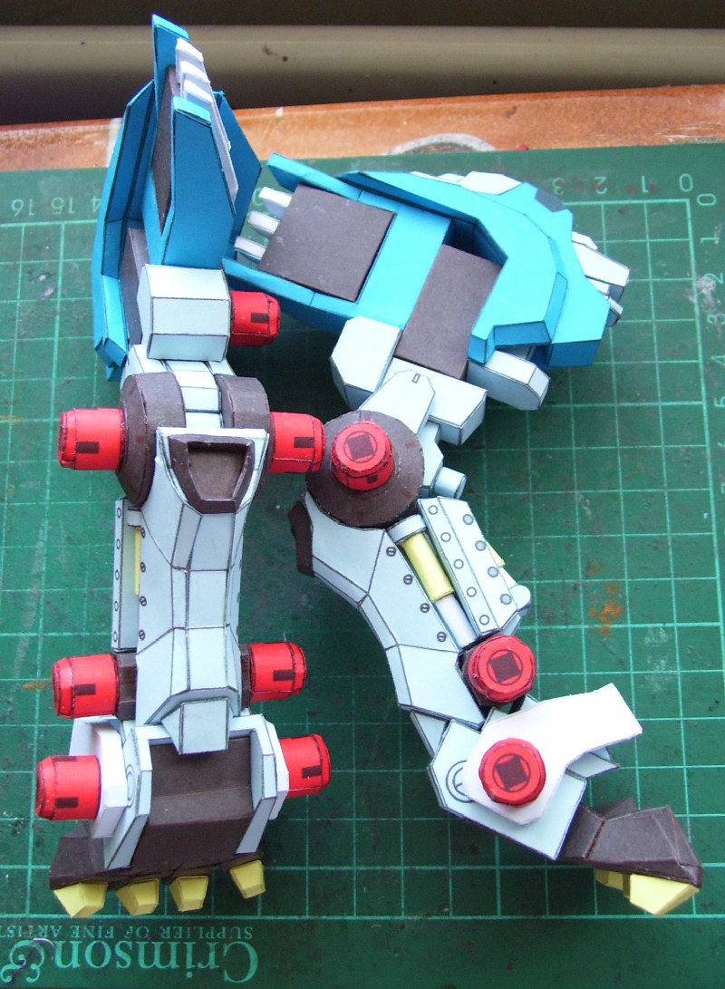 RZ-028 Blade Liger Papercraft model ~ Chimera's Crafty Creations