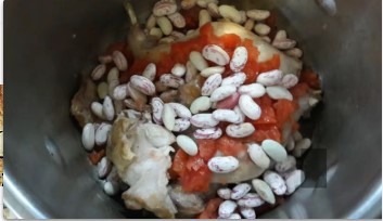 طبق رئيسي لوبيا حمراء بلحم الارنب بنة ولا اروع - أحسن ما جربت