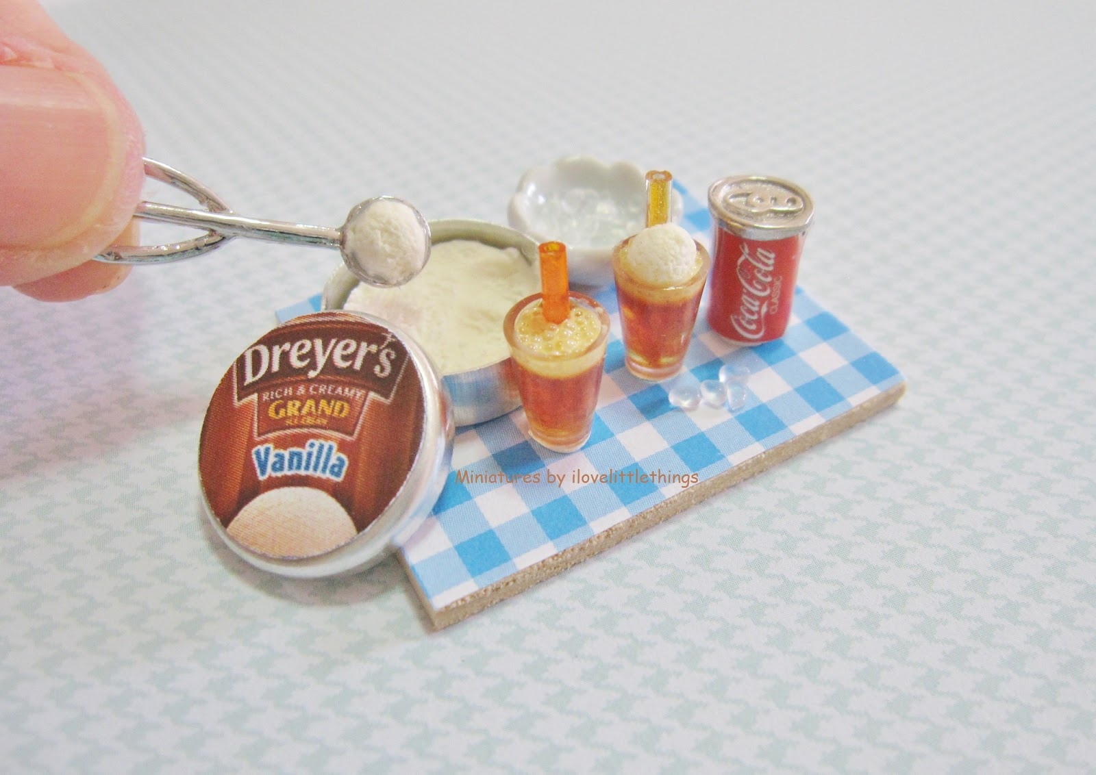 Miniatures by I Love Little Things: Neapolitan Ice Cream, Coke Float ...