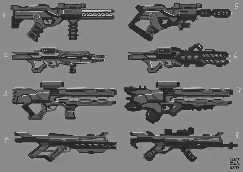Sunil Kainth - Sketchblog: Weapon designs
