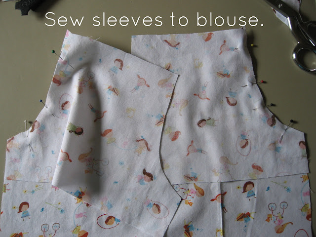 Pickup Some Creativity: Banded Peasant Blouse Tutorial, Part Two.
