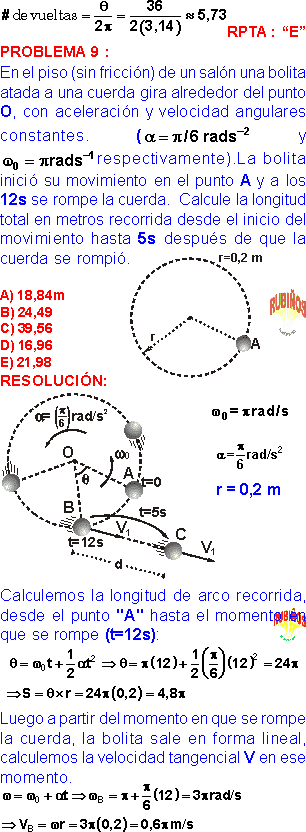 MOVIMIENTO CIRCULAR UNIFORMEMENTE VARIADO FÓRMULAS EJEMPLOS Y ...
