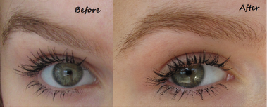 Living off samples: BLEACHING EYEBROWS