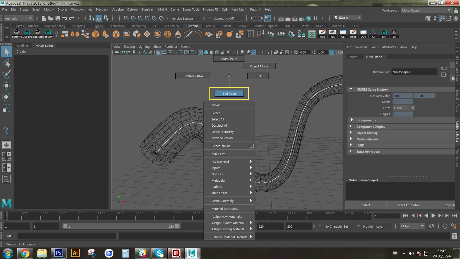 Maya Wire Deform
