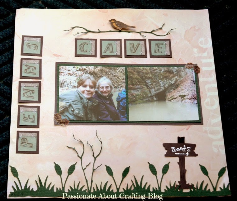 Passionate About Crafting : Outdoors in Nature Scrapbooking Page Layout ...