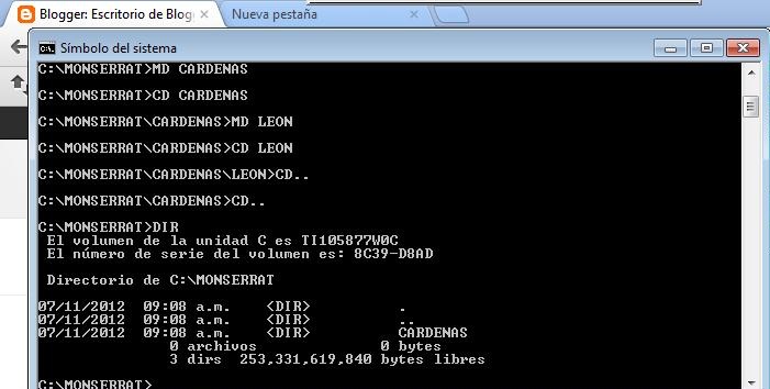 SISTEMA OPERATIVO: Simbolo del sistema