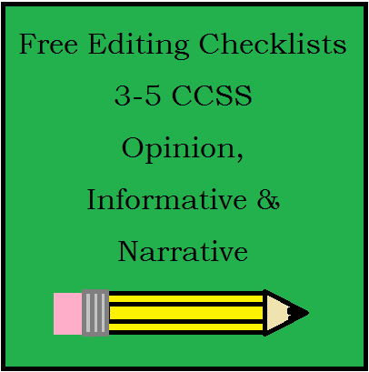 Artistry of Education: Free Editing Checklists Aligned with Common Core