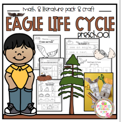 Life Cycle of a Bald Eagle ~ Preschool Printables