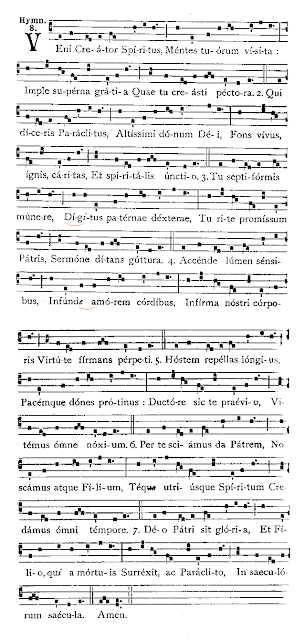 CANTUS GREGORIANUS: HYMNUS VENI CREATOR (Pro Gratiarum Actione - 01 ...