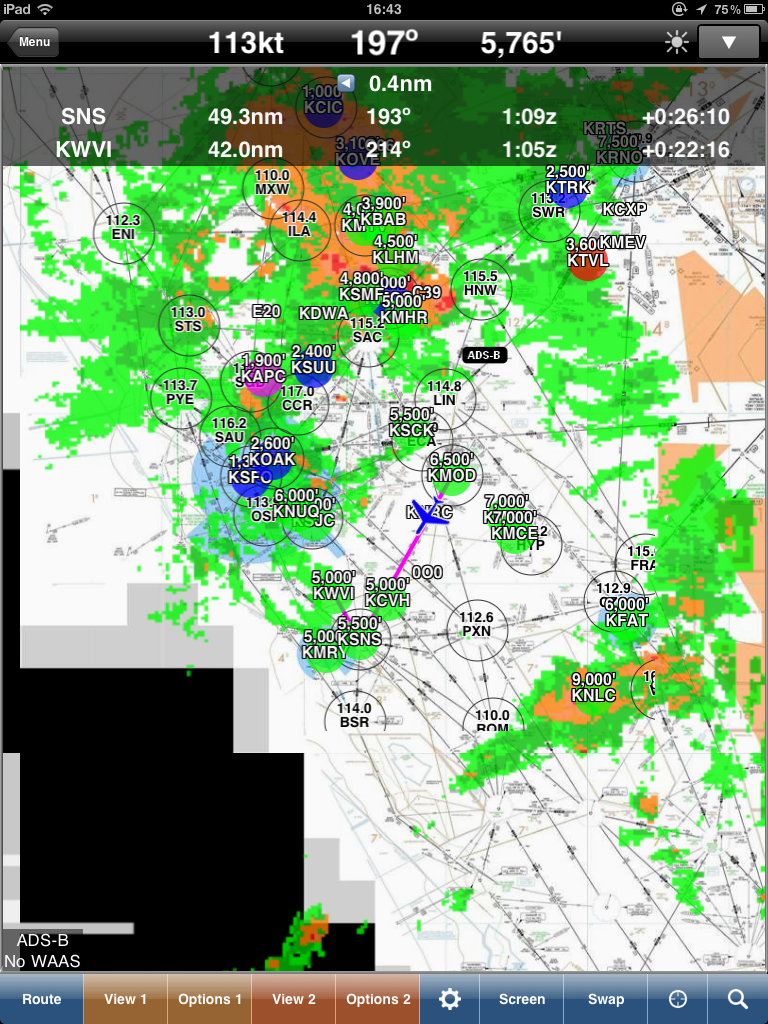 Redfeather Pilot Log: ADS-B receiver & iPad combo: Early Impressions