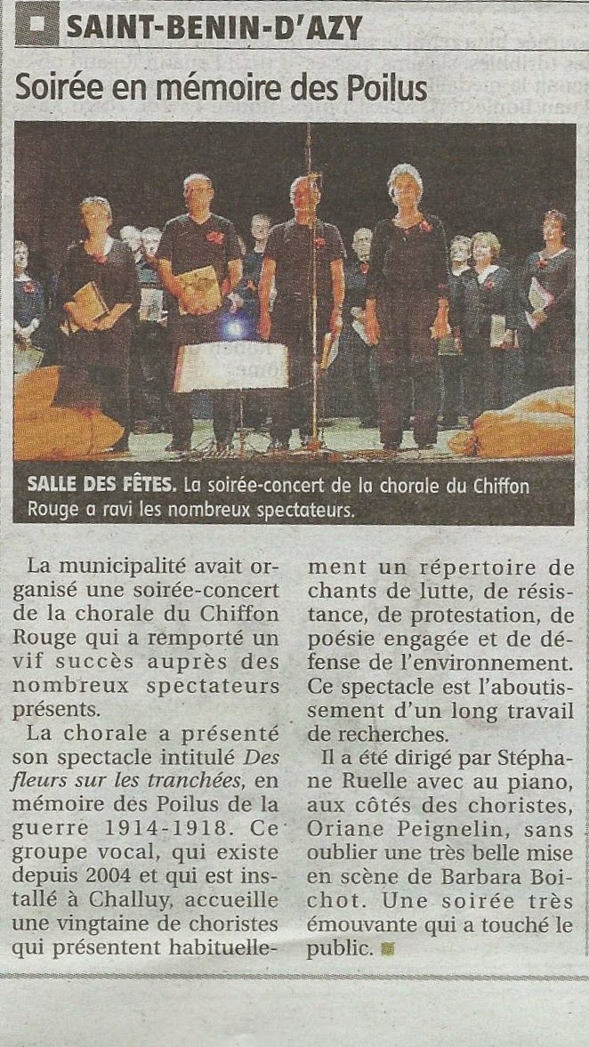 LE CHIFFON ROUGE: Revue de presse