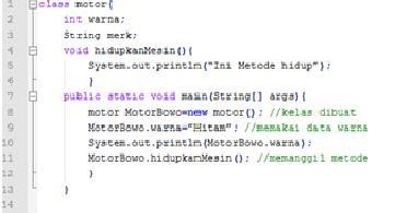 Welcome To My Blog: Class Dan Objeck Pada Java