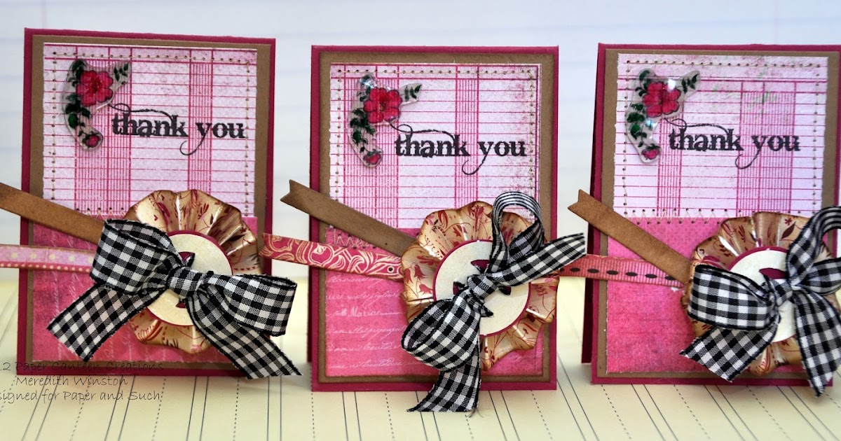 Paper Canteen Creations: Paper and Such Challenge Time!