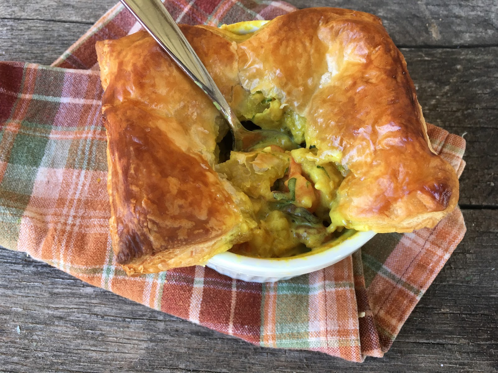 Vegetarian Celtic Curry Pie - mysavoryspoon