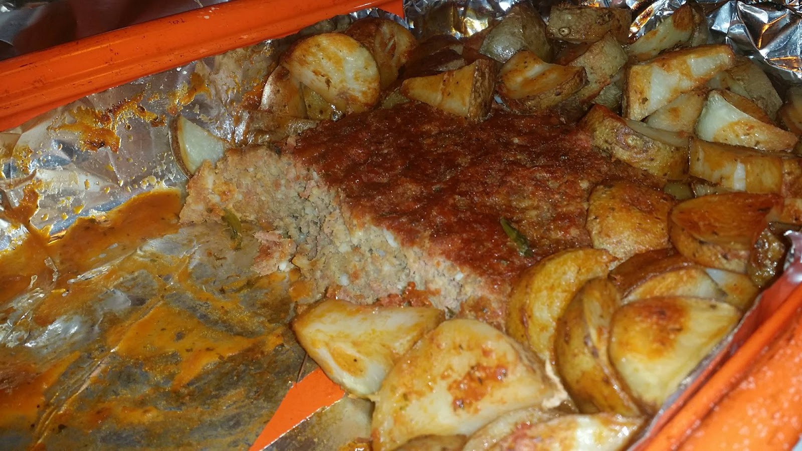 corned beef and turkey Porcupine meatloaf and potatoes | Hippie Chic's ...