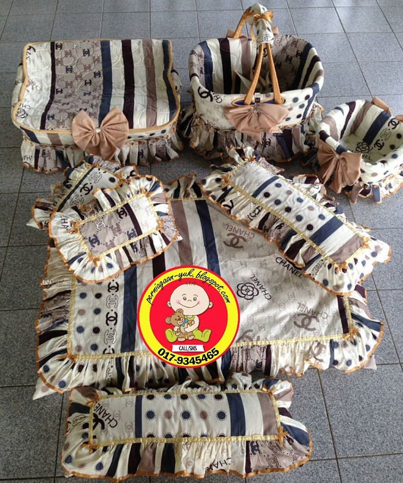 Design 76: set tilam & bakul bayi (reben) | YUK'S TROVE