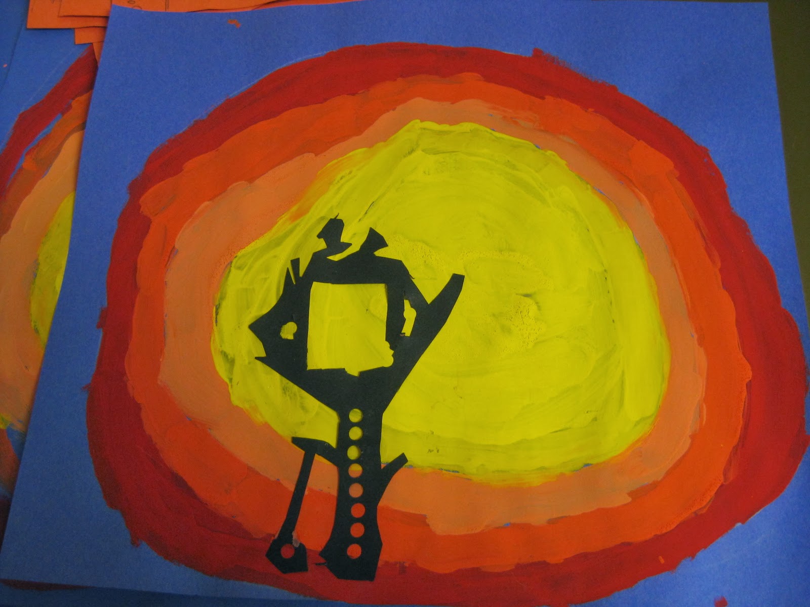 P4 is Out of This World!: Autumn Artwork: Harvest Moon Silhouettes