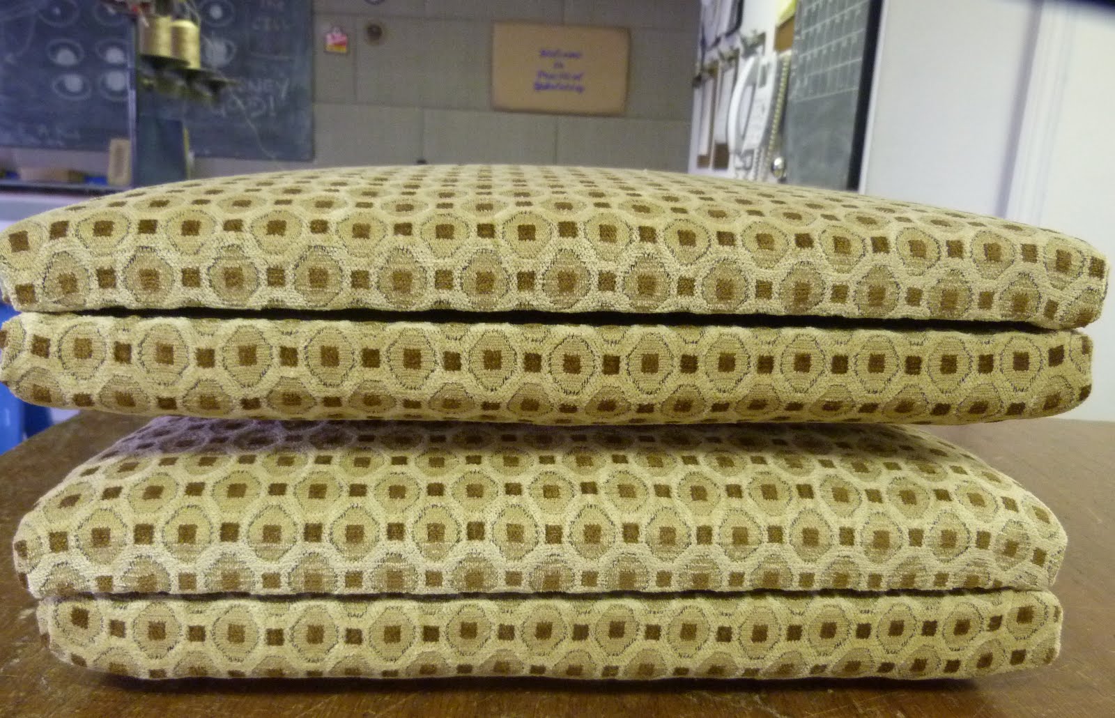 Practical Upholstery Design Studio: Dining chair plates