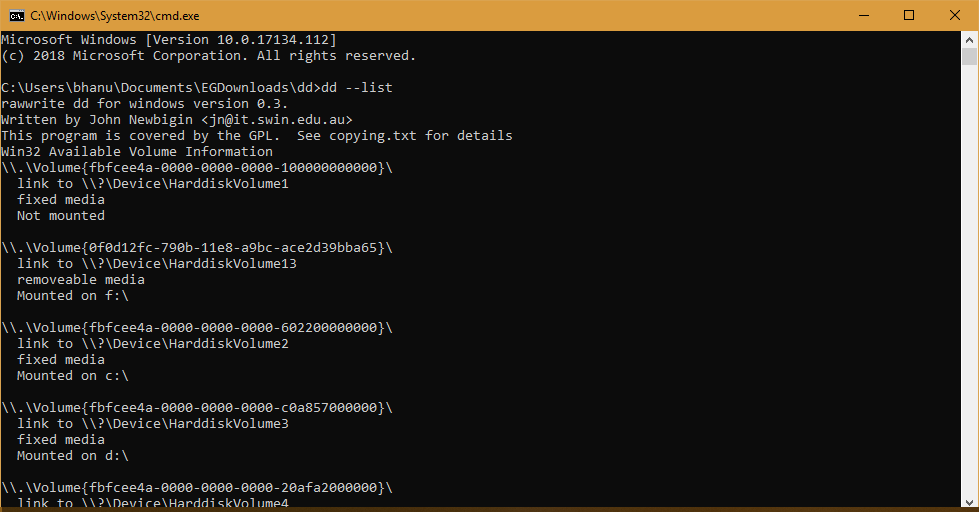 dd.exe Tutorial | Cloning or creating a image using dd.exe - Hacking Dream