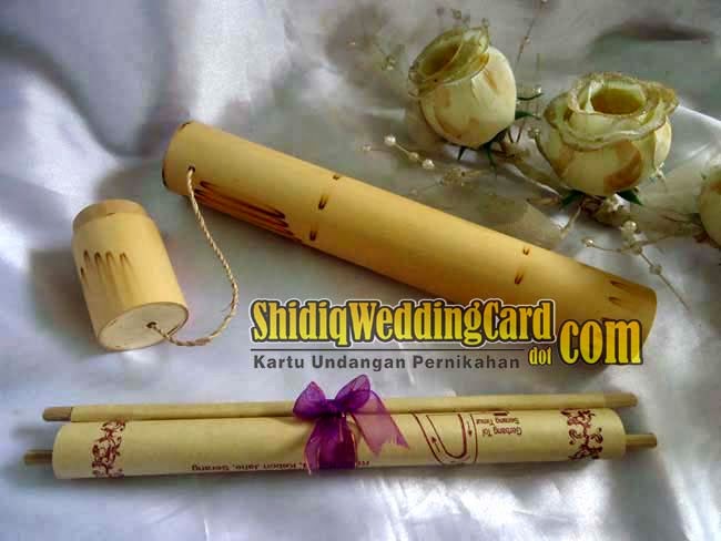 Undangan Bambu - Shidiqweddingcard.com - Percetakan Undangan Pernikahan ...