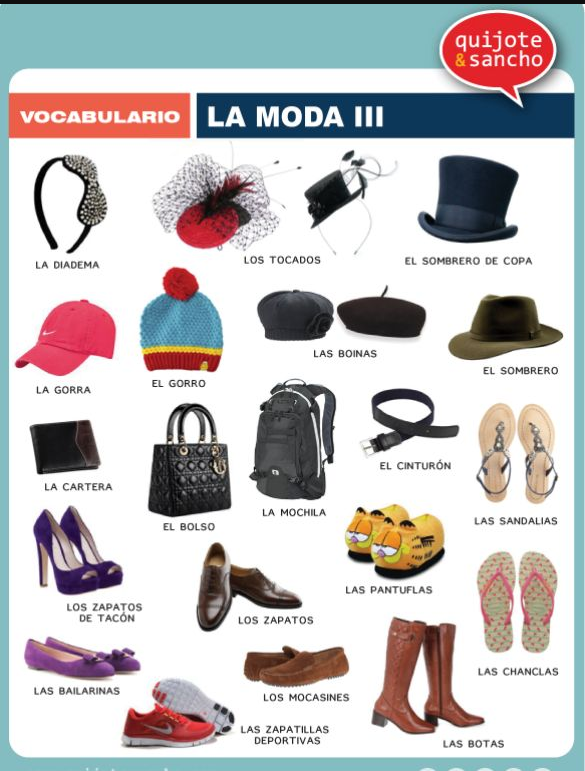 Curso de Español del Colegio Ziv - Jerusalén, Israel: La ropa, el ...