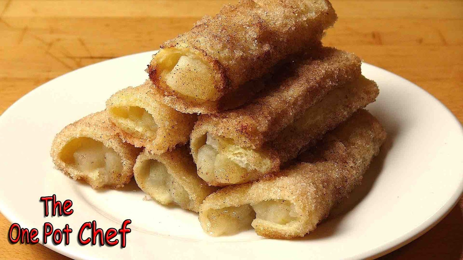 The One Pot Chef Show: Apple Pie Roll Ups - RECIPE