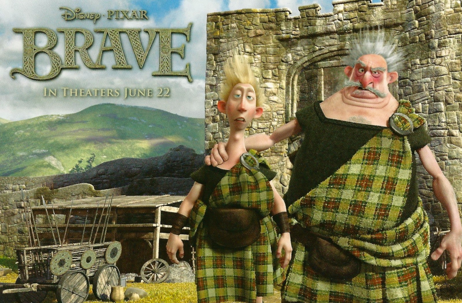 My Favorite Disney Postcards: Brave - Wee Dingwall and Lord Dingwall