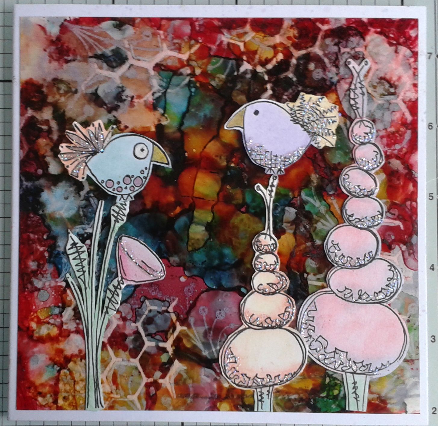 S & D Card Crafts: Yupo workshop cards 18th July