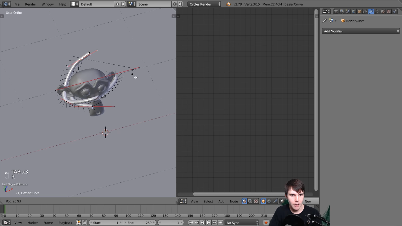 Creating A Rope in Blender Using Curves and Displacement | Tutorialzgeek