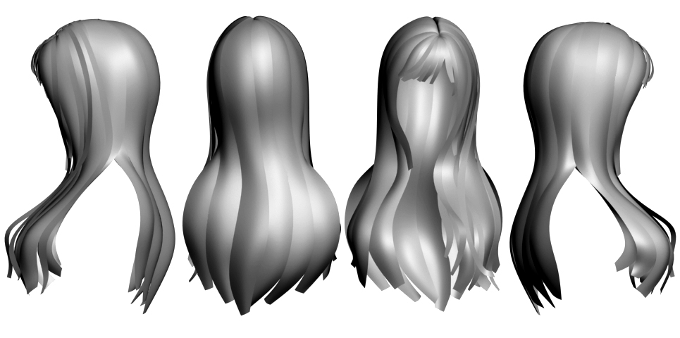 #aWT: Hair Mesh #005 Wip
