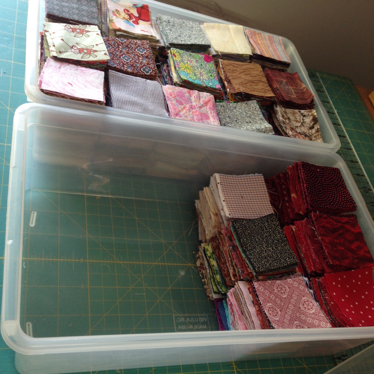 klein meisje quilts: calico rose--top completed