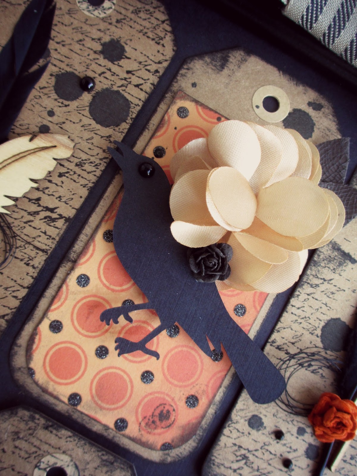 Precocious Paper: Halloween Framed Tags - DCWV Spooky Time Stack