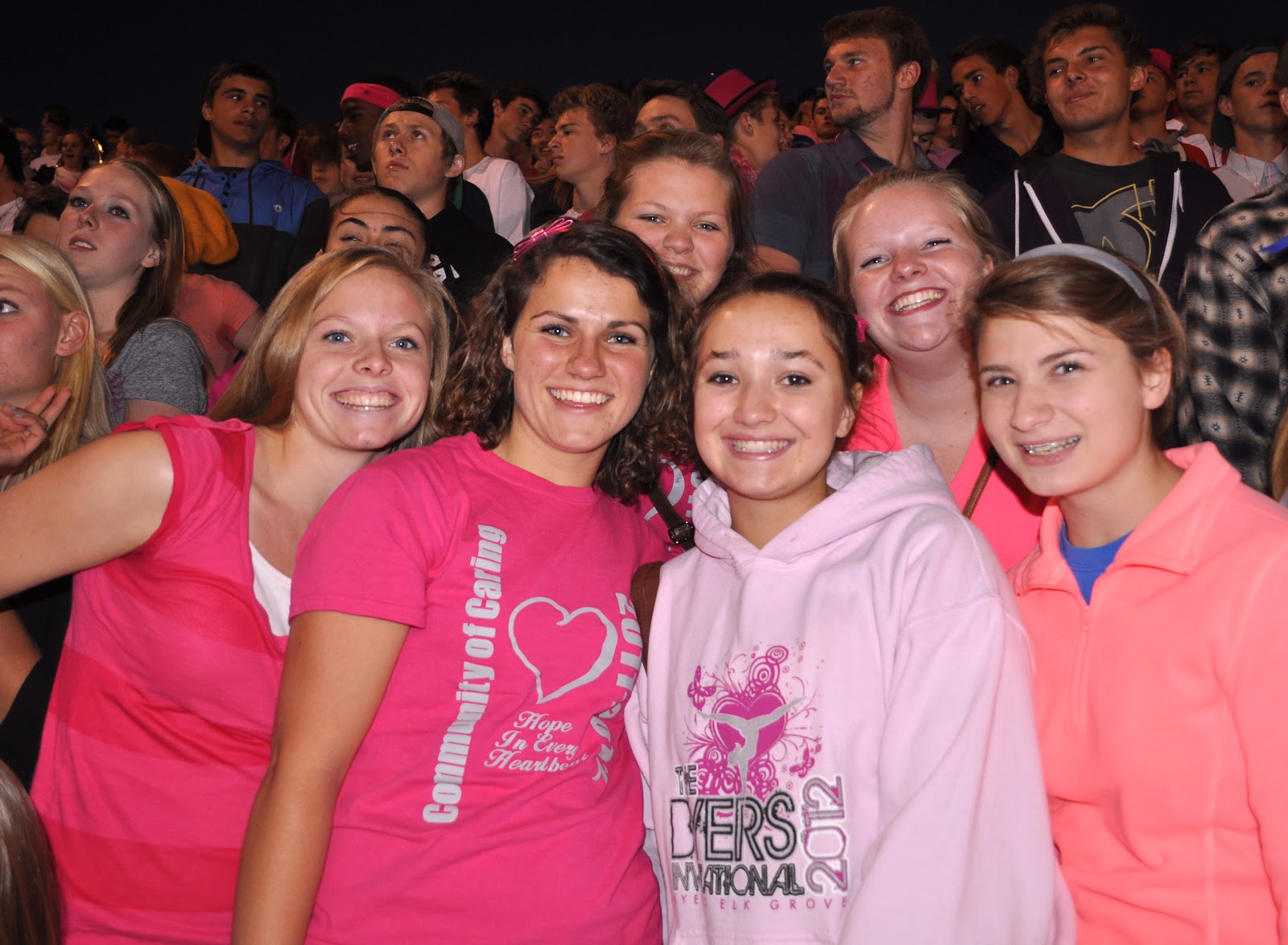 Site Under construction! High School Awareness Pink Out Football Game ...