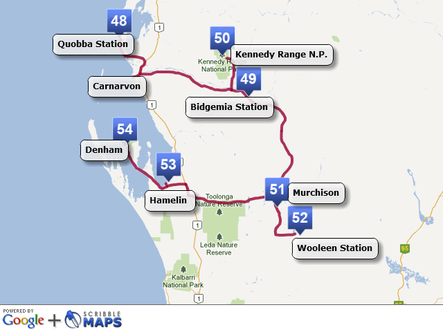 Merilyn & Bruce's GAP Year: Inland Circuit