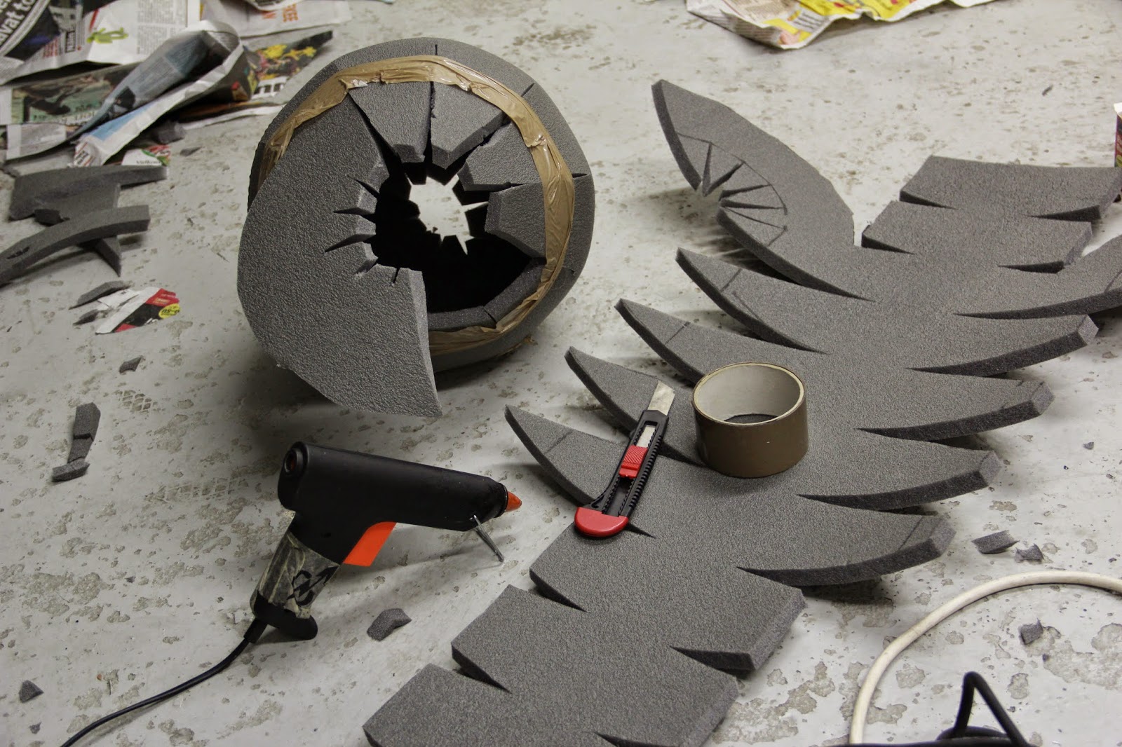 Superhero Boombox Outfit: Making the armor for the Boombox Outfit 1/2