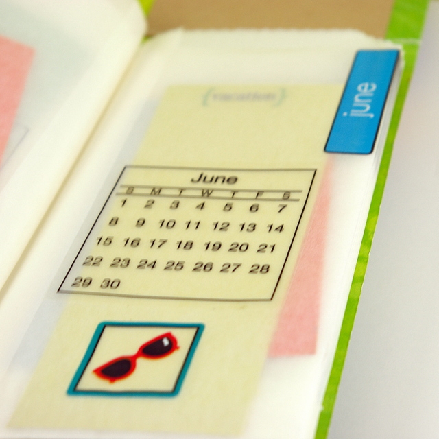 SRM Stickers: Purse Sized Mini Calendar by Michelle