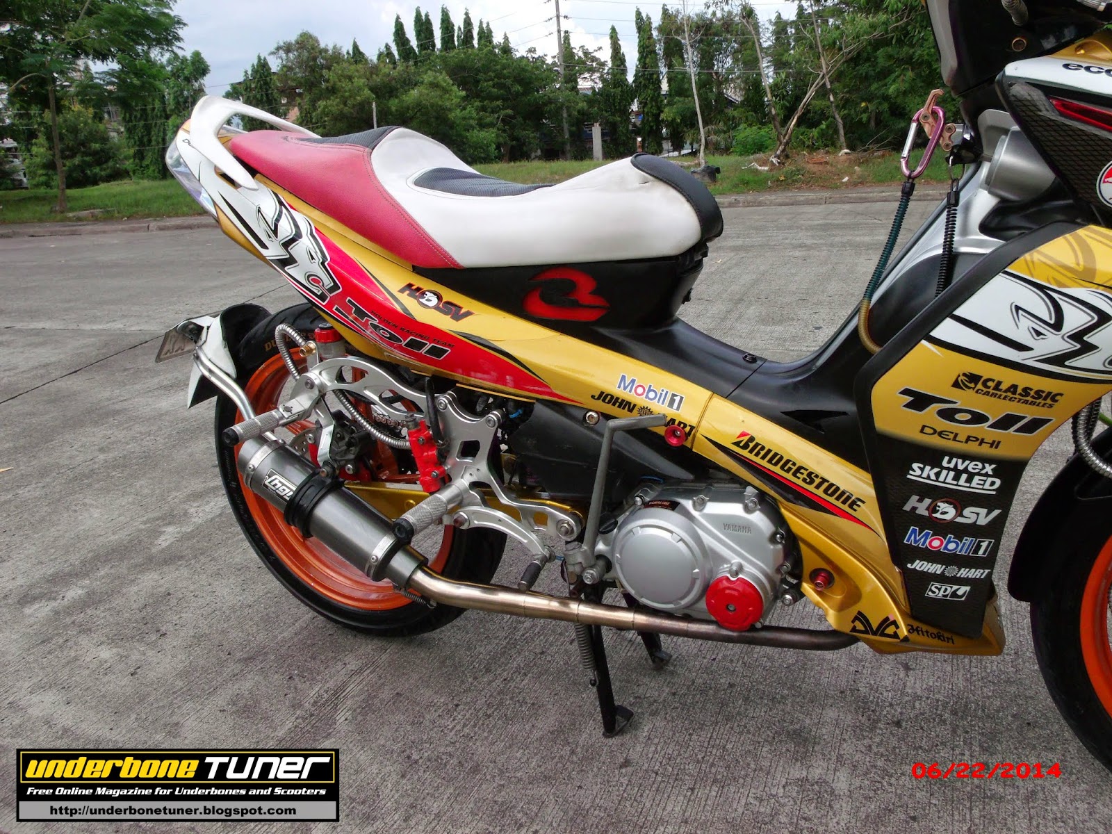 underbone tuner: Modified Bikes: MotoGp Inspired Yamaha Vega Force