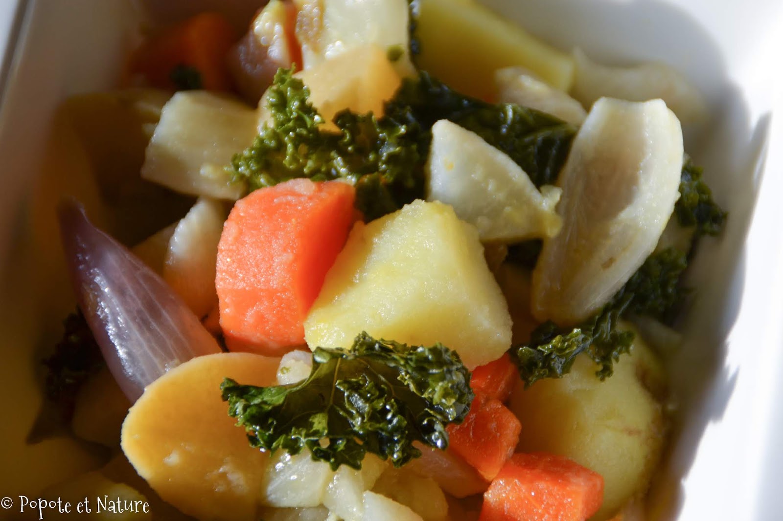 Popote et Nature: Une poêlée végétarienne pour finir (ou presque) l'hiver