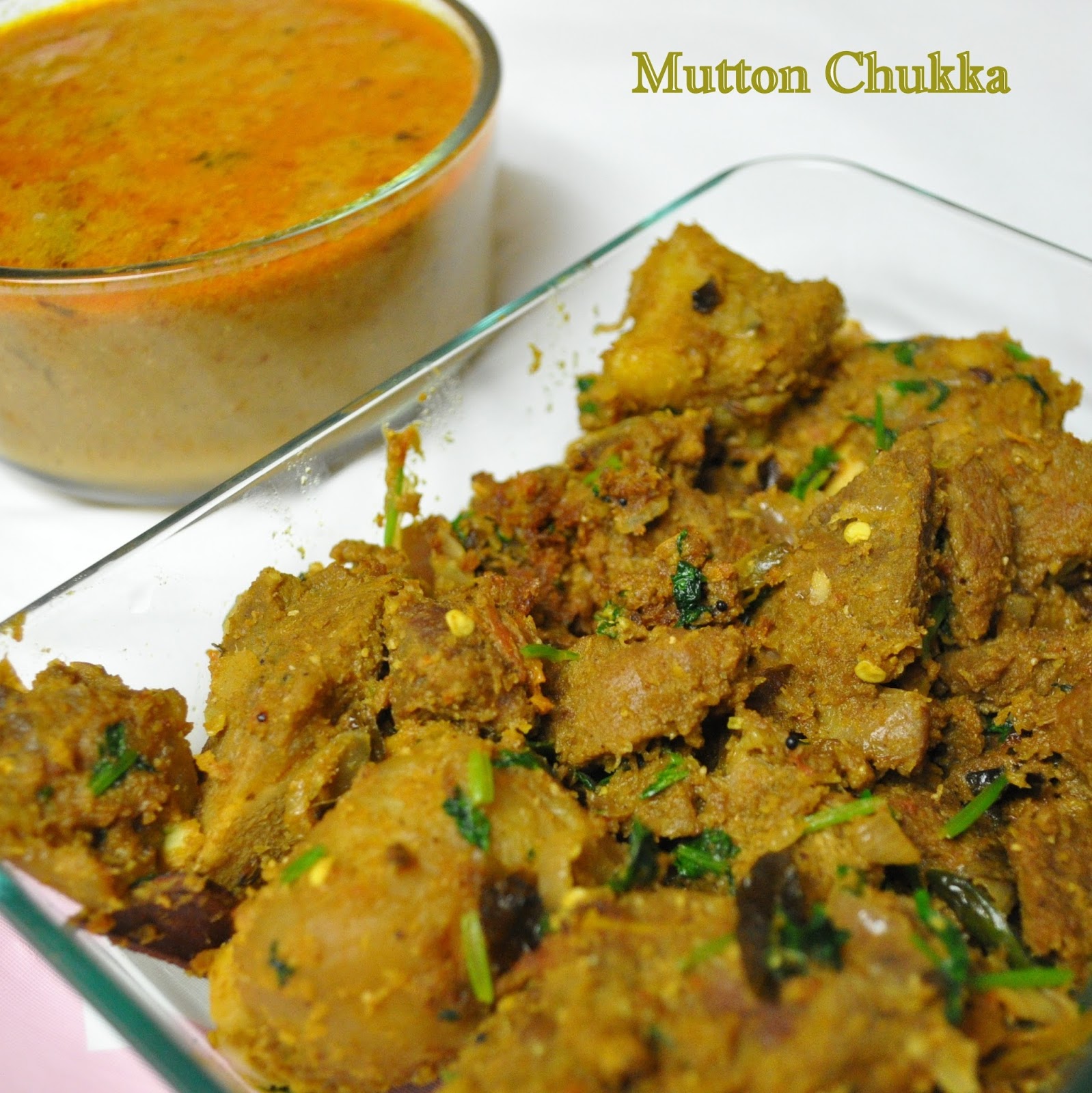 Cook 'n' Enjoy: MUTTON CHUKKA/MUTTON DRY CURRY
