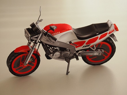 Yamaha TZR125 Motorcycle Papercraft | Papercraft Paradise | PaperCrafts ...